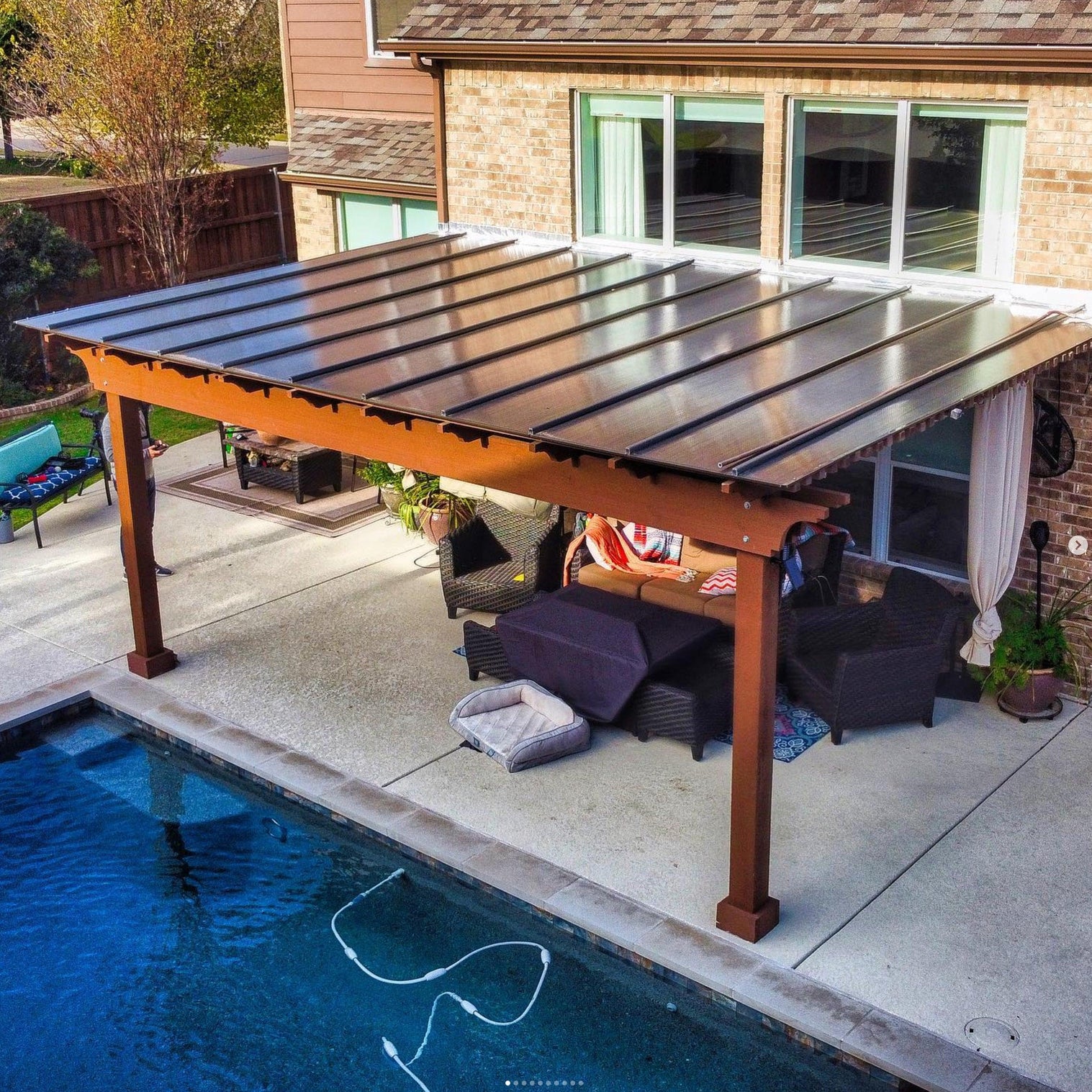 Hercules Premium Pergola Covering Kit-Hurricane-resistant – Dive To Shade